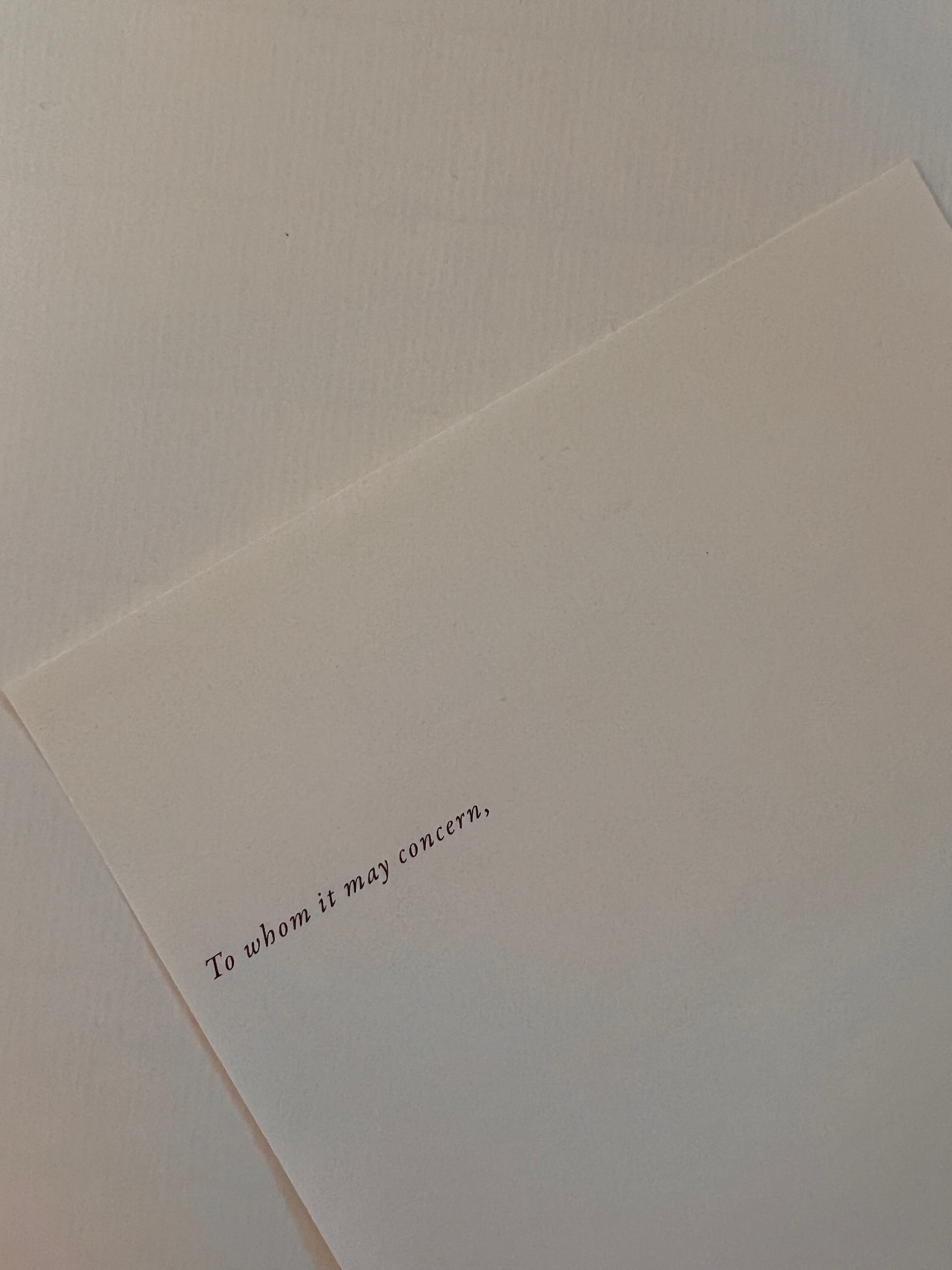 Letter Writing Prompt - Open Letters – London Letters