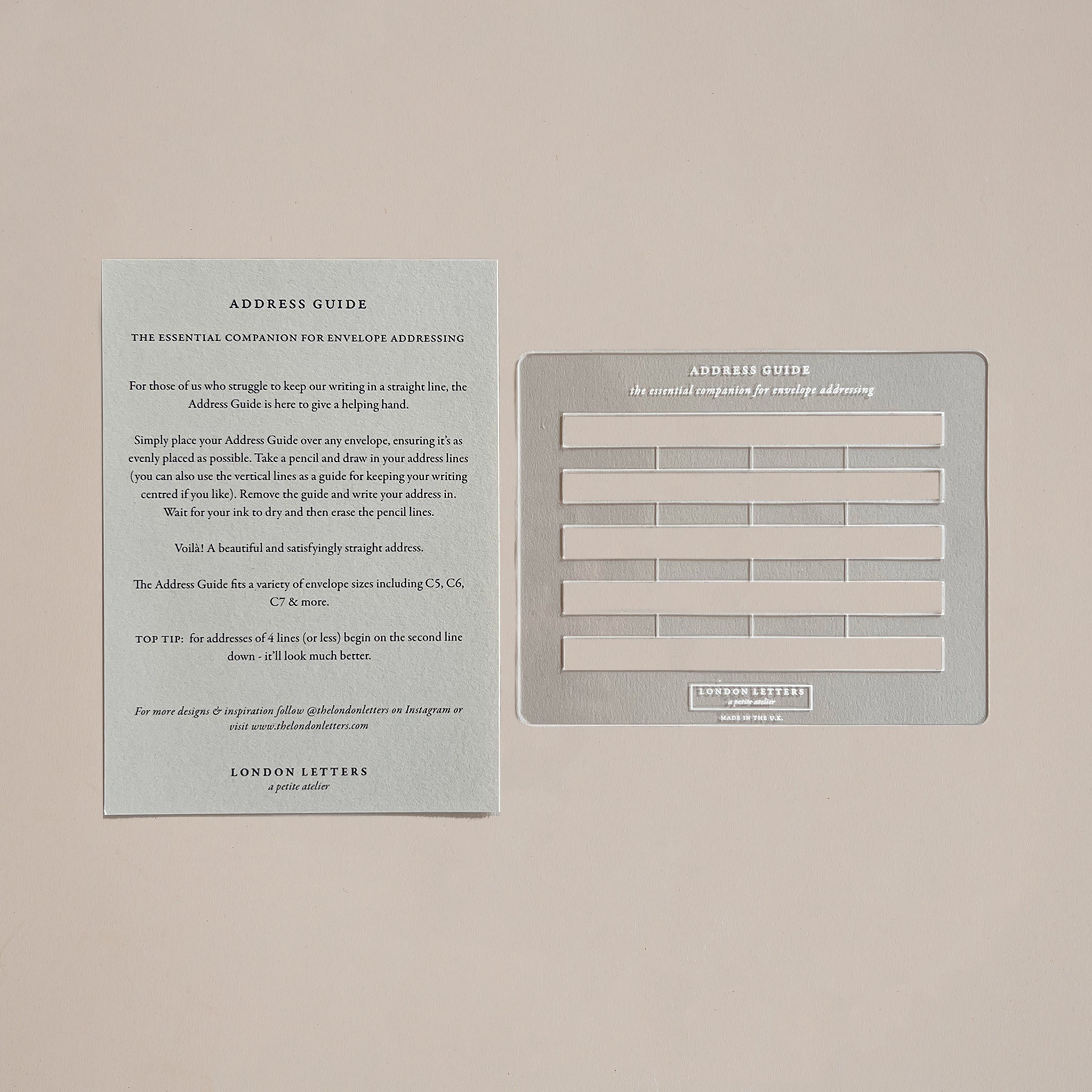 Address Guide – London Letters